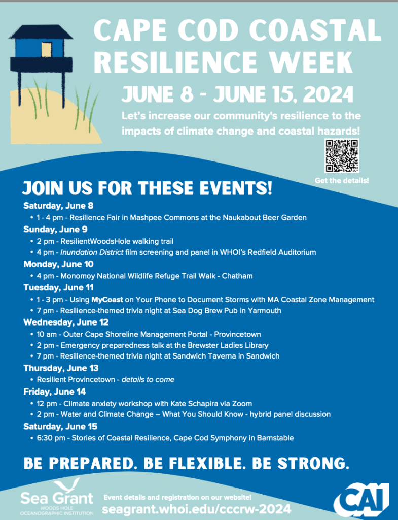 Coastal Resilience Week Events - WHOI Sea Grant